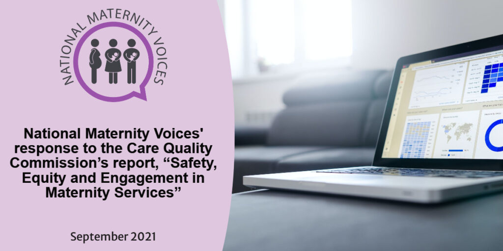 NMV’s response to CQC’s Maternity Report – National Maternity Voices